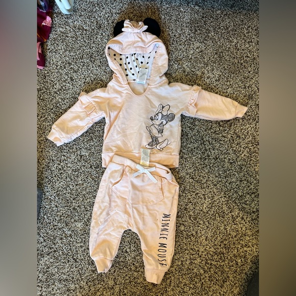 Disney | Matching Sets | Disney Baby Minnie Mouse Jogger And Hoodie ...
